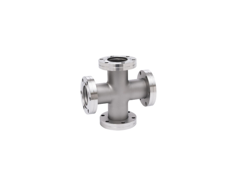 CF100 4 Way Cross 2 Flanges Rotatable | ultrahighvacuum